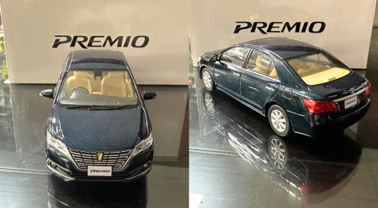 Toyota Premio Official Licensed Diecast 1/30 (Mica Blue)