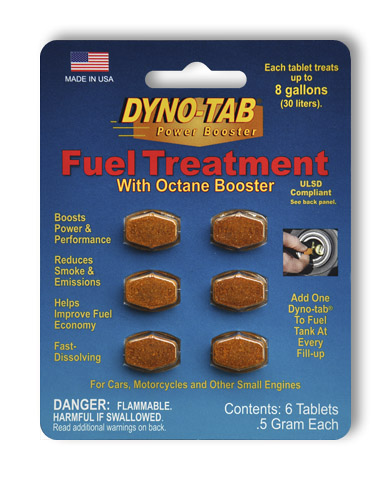 Dyno-tab (Fuel Treatment + octane booster) 6-tab Card