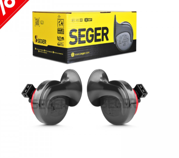 SEGER Trumpet Car Horn Set - Waterproof - HighLow Tone, 12 Volt ...